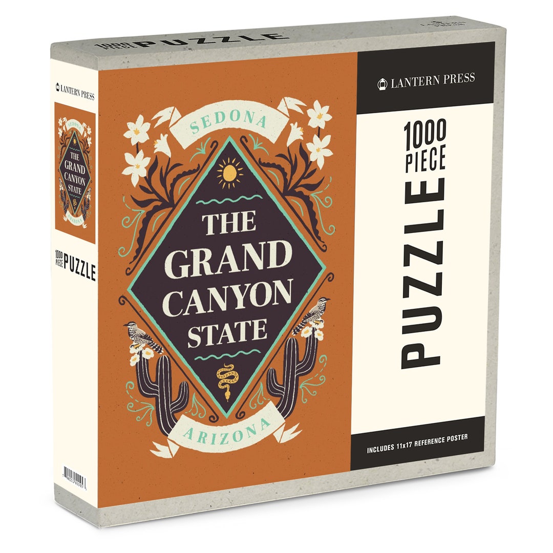 Puzzle Sedona Arizona State Motto Crest State Series - Etsy