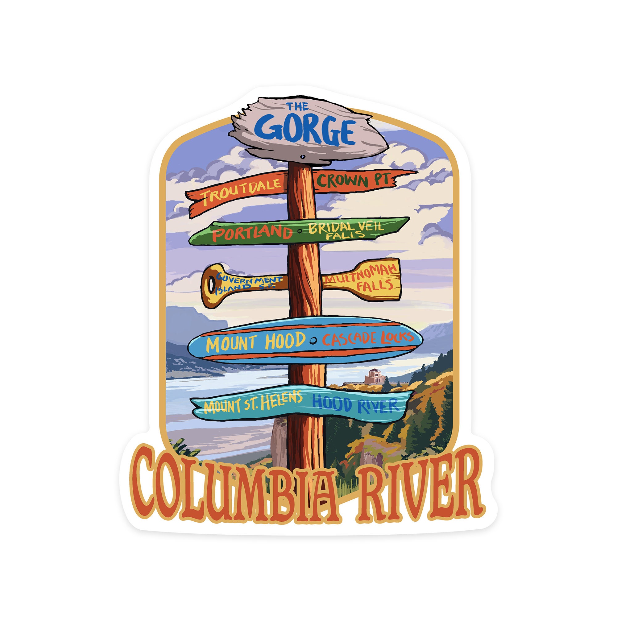 Stickers, Labels & Tags Paper & Party Supplies Gorge waterbottle ...