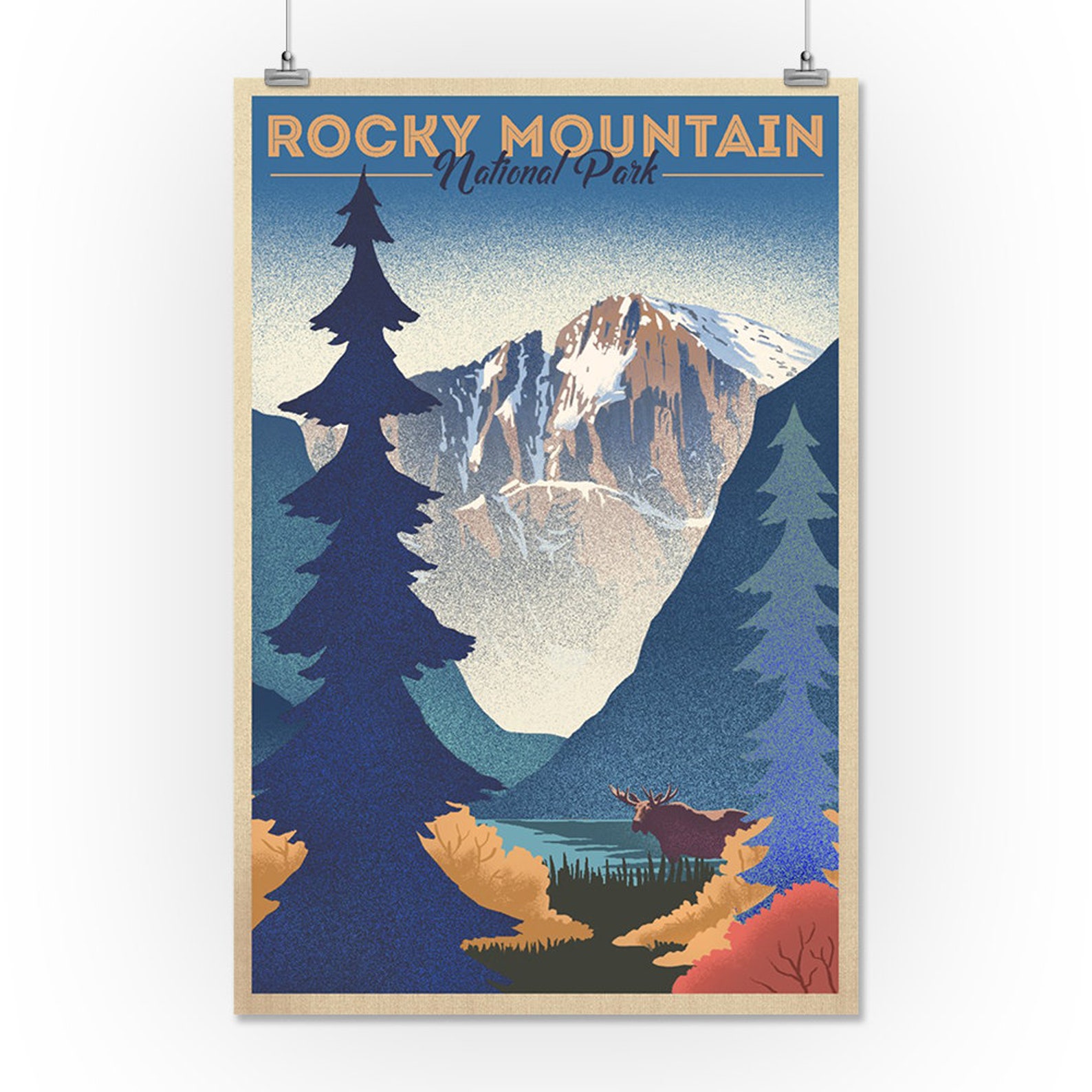 Prints Signs Rocky Mountain National Park Colorado Moose & - Etsy
