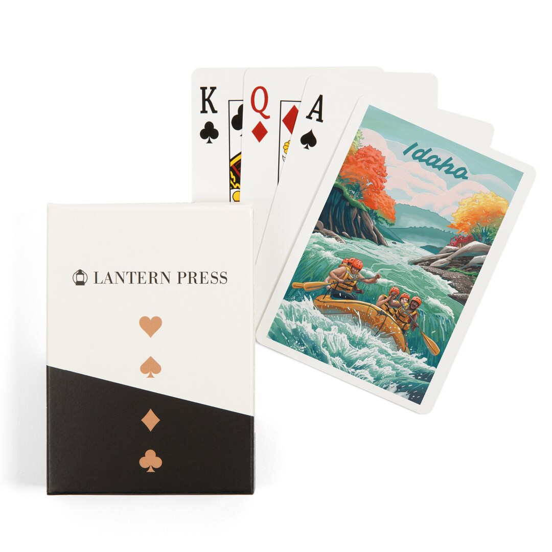 Playing Cards, Idaho, Seek Adventure, River Rafting, 52 Card Deck With ...