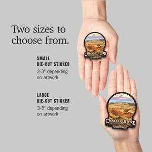 Sticker, Chaco Culture National Historical Park, New Mexico, Contour ...