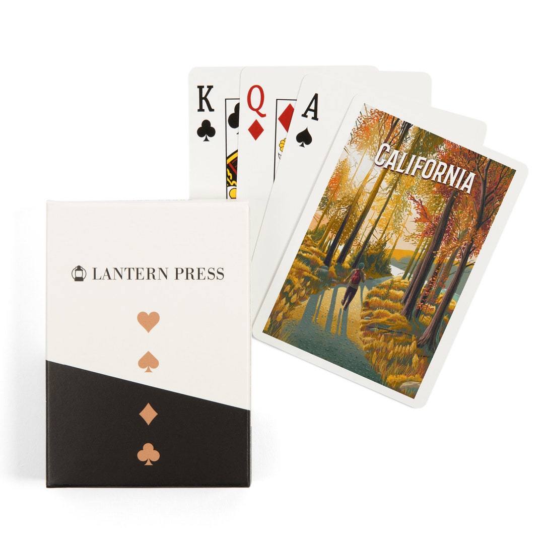 Playing Cards, California Walk in the Woods Day Hike, 52 Card Deck With ...