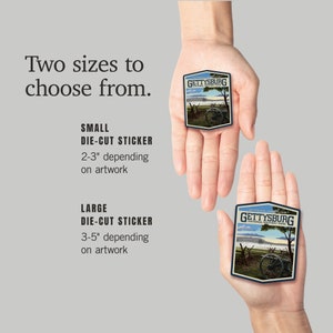 Sticker, Gettysburg National Military Park, Pennsylvania, Misty ...