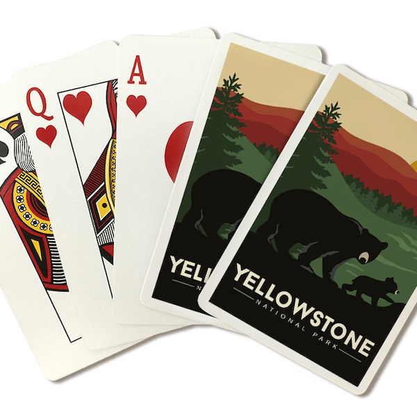 Yellowstone National Park Playing Cards - Etsy