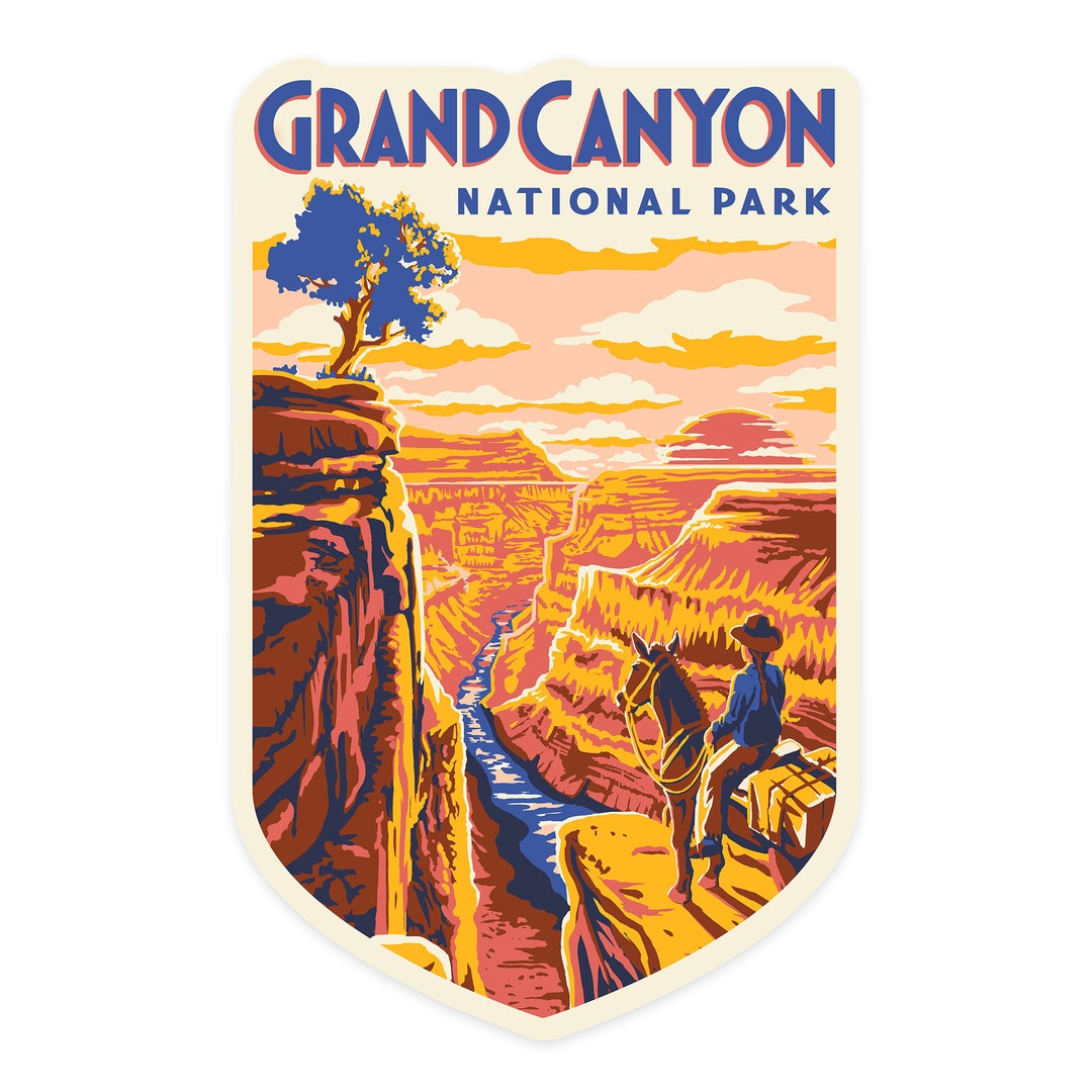 Sticker, Grand Canyon National Park, Arizona, Explorer Series, Grand ...