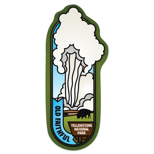 Yellowstone Old Faithful Svg - Etsy