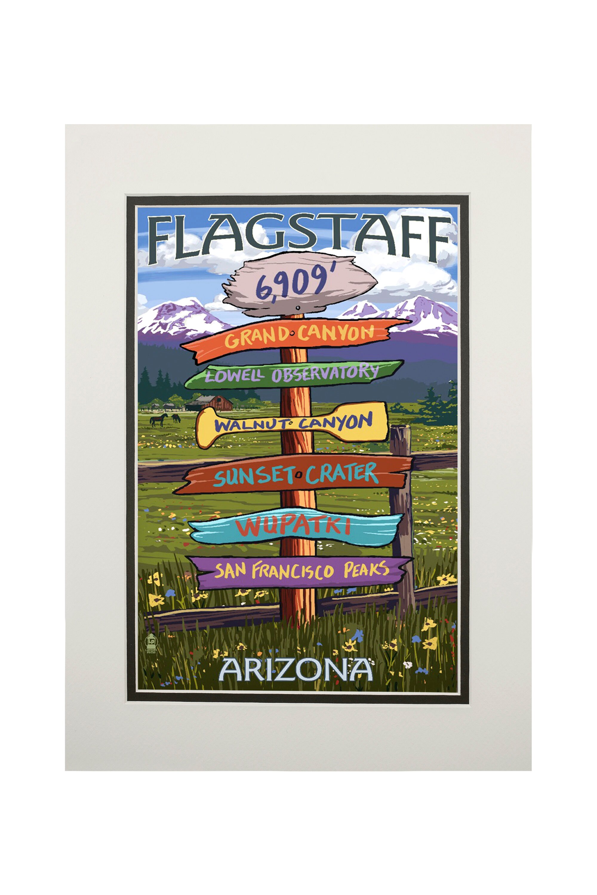 Prints Signs Flagstaff Arizona Destination Signpost - Etsy Singapore