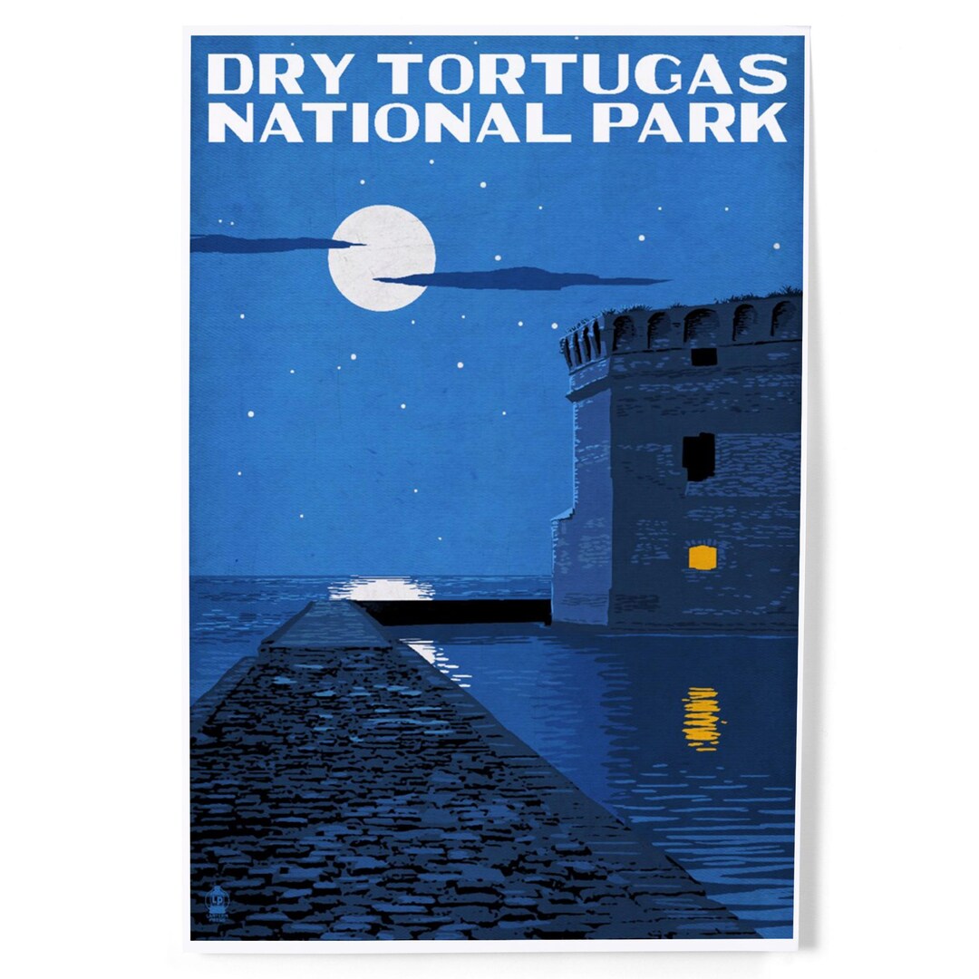 Prints, Dry Tortugas National Park, Florida, Night Scene, Painterly ...