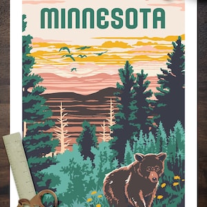 Prints Signs Minnesota Explorer Series Unique Metal Art - Etsy