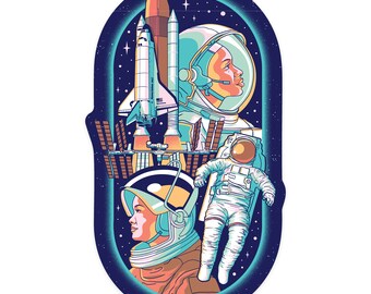 Space Vinyl Decal - Etsy