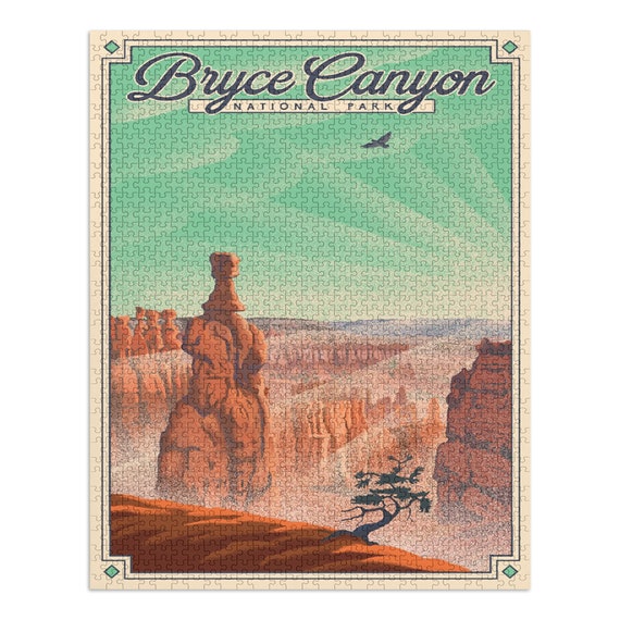 Puzzle Bryce Canyon National Park Utah Bryce Point | Etsy