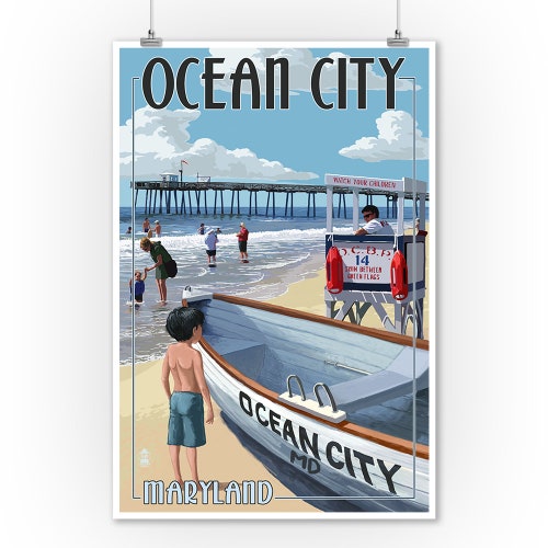 Ocean City Maryland Street Signs - Etsy
