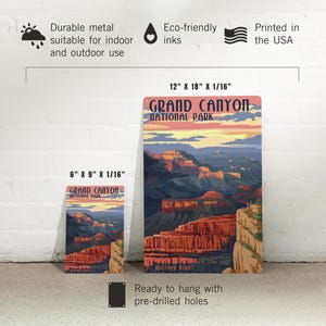 Metal Signs, Grand Canyon National Park, Arizona, Mather Point, Unique ...