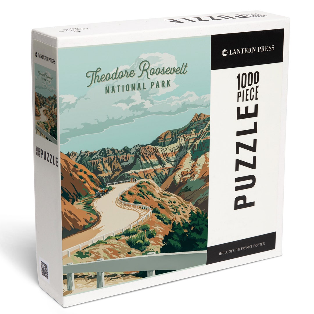 Puzzle, Theodore Roosevelt National Park, North Dakota, Painterly ...
