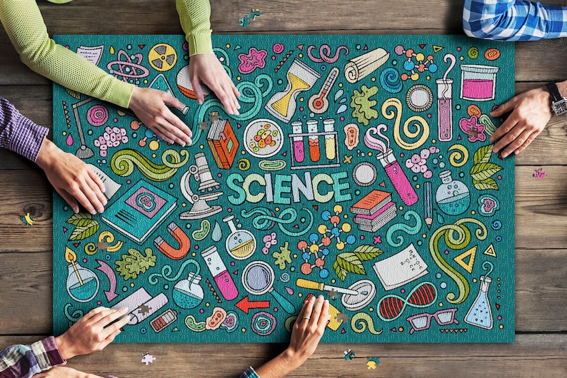 Science Icons Collage 6 Sizes Art Prints Giclee Posters | Etsy