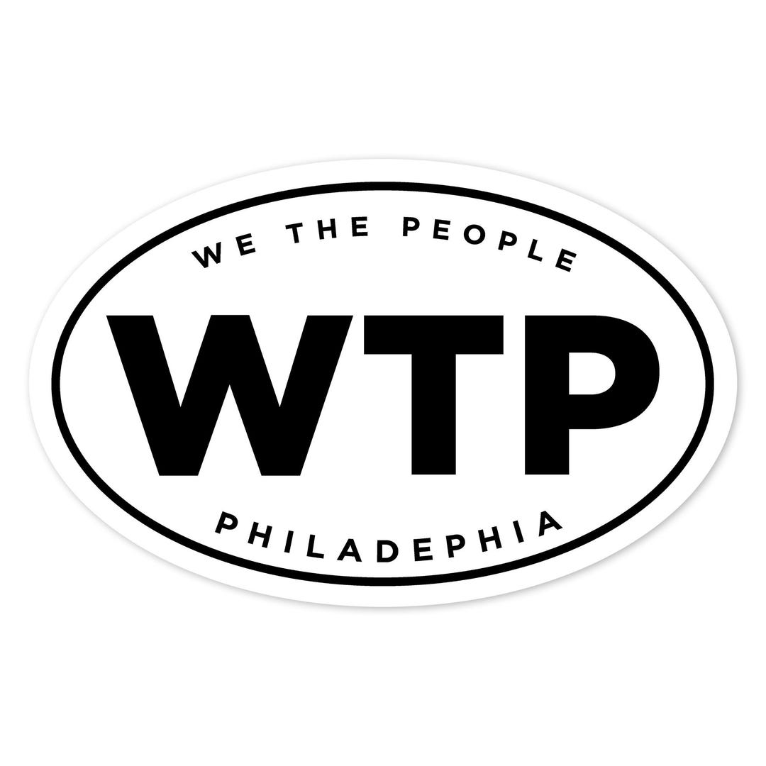 Sticker, Philadelphia, Pennsylvania, WTP, We the People, Contour ...
