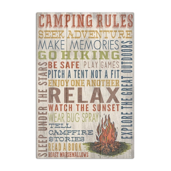 Camping Rules - Etsy