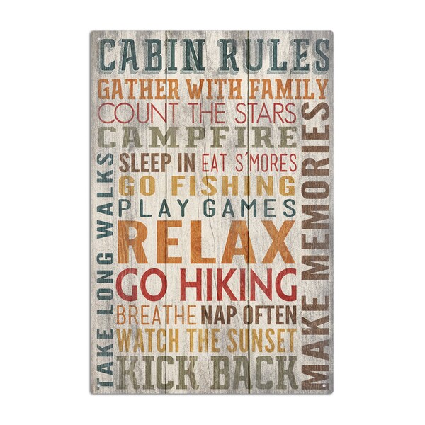 Wood Cabin Sign - Etsy