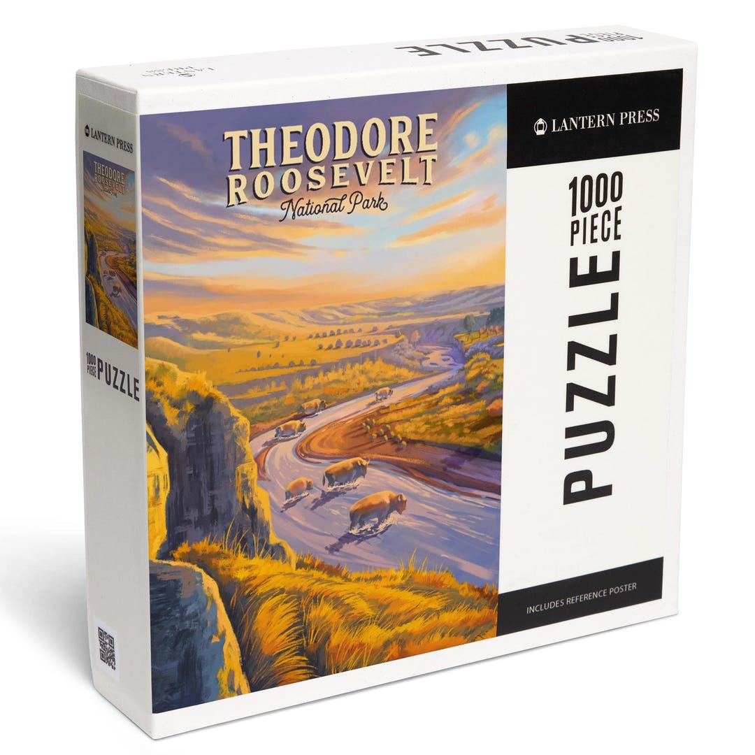 Puzzle, Theodore Roosevelt National Park, North Dakota, Oil Painting ...