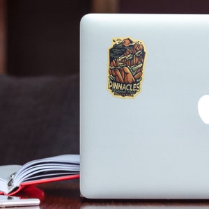 Sticker Pinnacles National Park California Distressed - Etsy