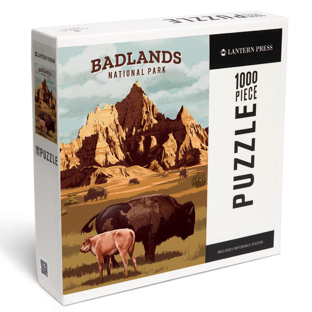 Puzzle, Badlands National Park, South Dakota, Painterly National Park ...