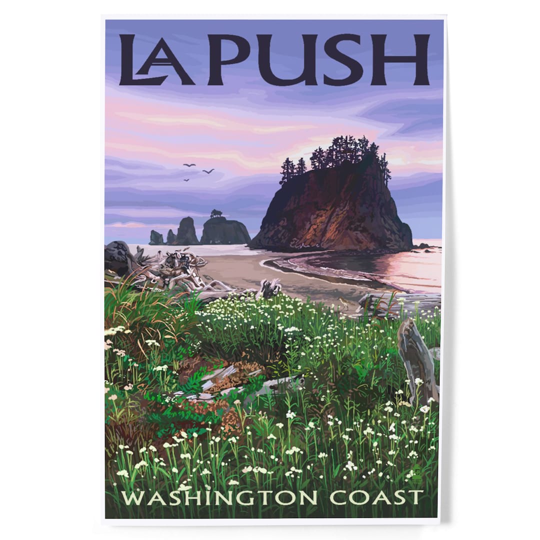 Prints, La Push, Washington, Coast, Posters, Hang Ready - Etsy