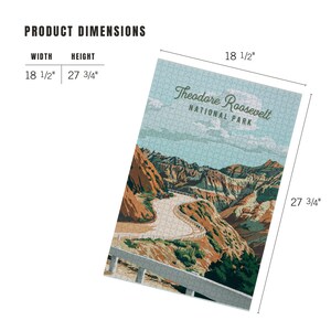 Puzzle, Theodore Roosevelt National Park, North Dakota, Painterly ...