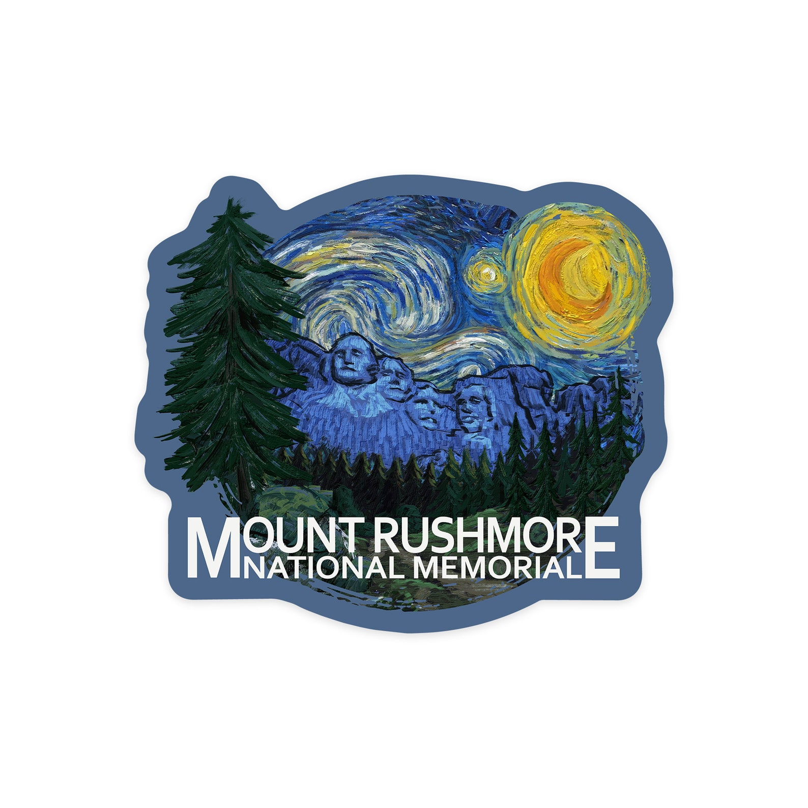 Sticker Mount Rushmore National Memorial South Dakota - Etsy