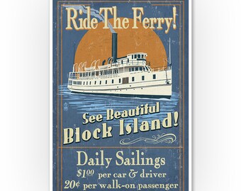 Block Island Sign - Etsy