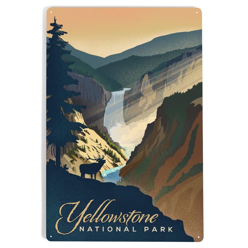 Yellowstone Sign - Etsy