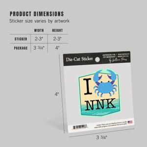 Sticker, Northern Neck, Virginia, I Crab NNK, Vector, Contour , Vinyl ...