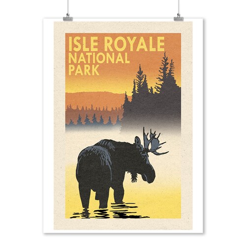 Isle Royale National Park Poster - Etsy