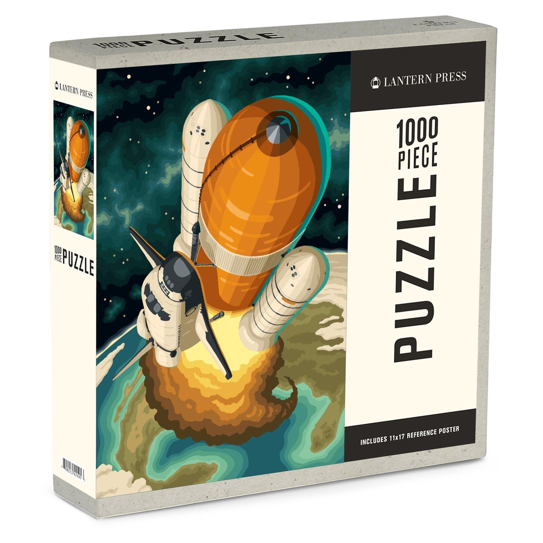 Puzzle Space Shuttle Entering Orbit 1000 Pieces Unique - Etsy