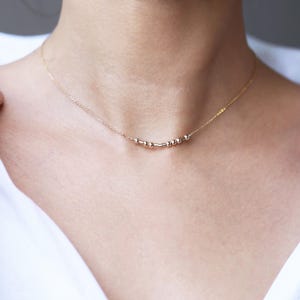 Sister Necklace // Morse Code Necklace // Personalized Secret Code ...