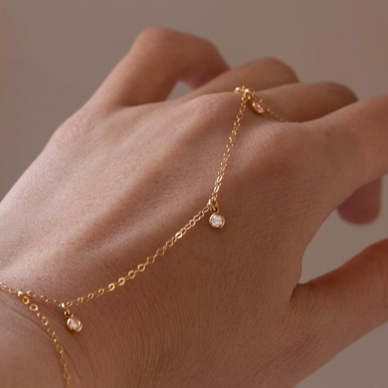 Dangly Hand Chain - Etsy