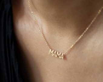 Gold Mama Necklace - Etsy