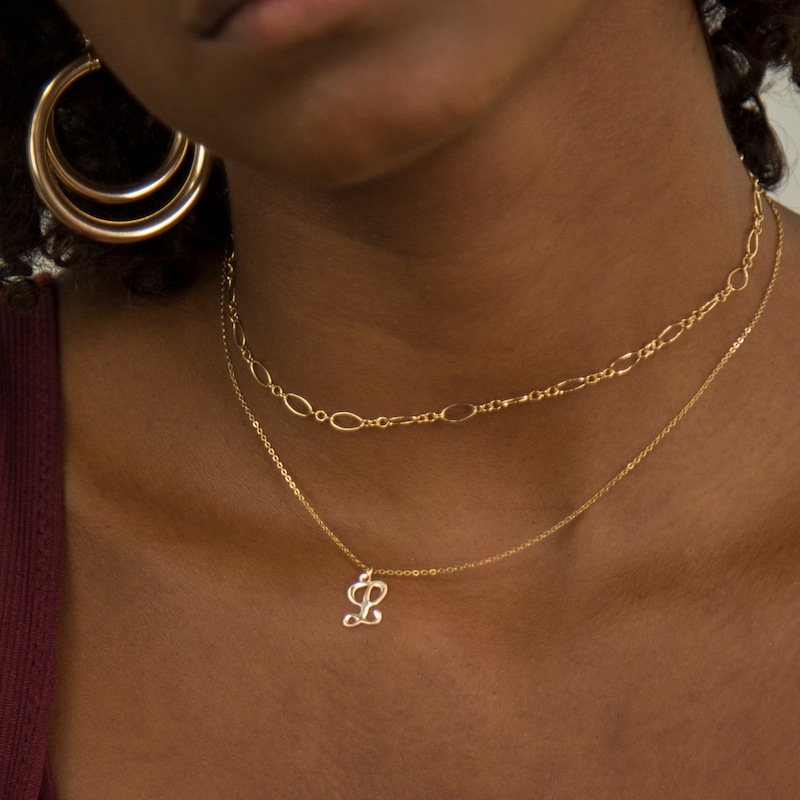 Cursive Necklace - Etsy