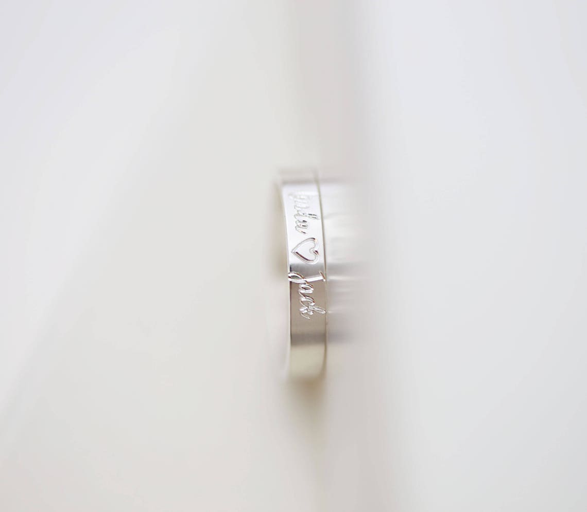 Personalized Rings / Ring With Custom Engraved / Inside - Etsy
