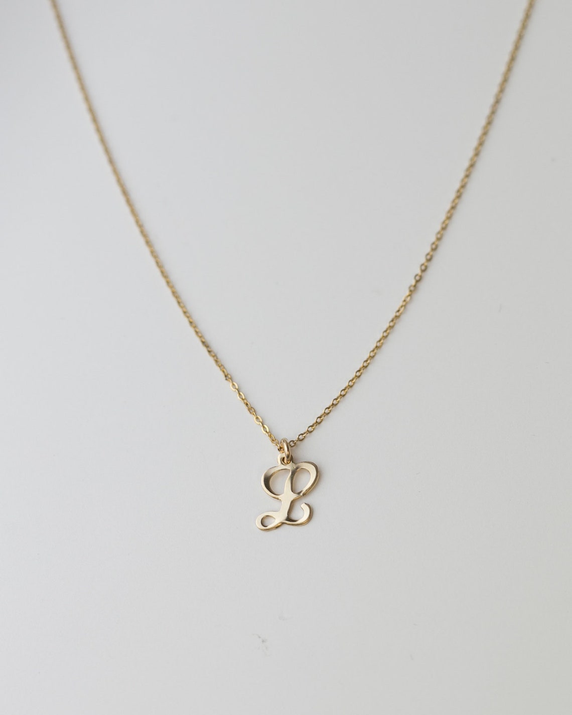 Personalized Cursive Initial Necklace • Christmas Gift for Her - Etsy