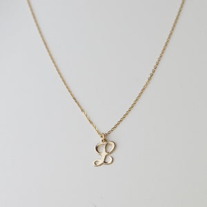 Personalized Cursive Initial Necklace • Christmas Gift for Her - Etsy
