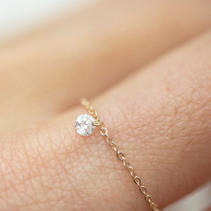 Simple Diamond Ring - Etsy
