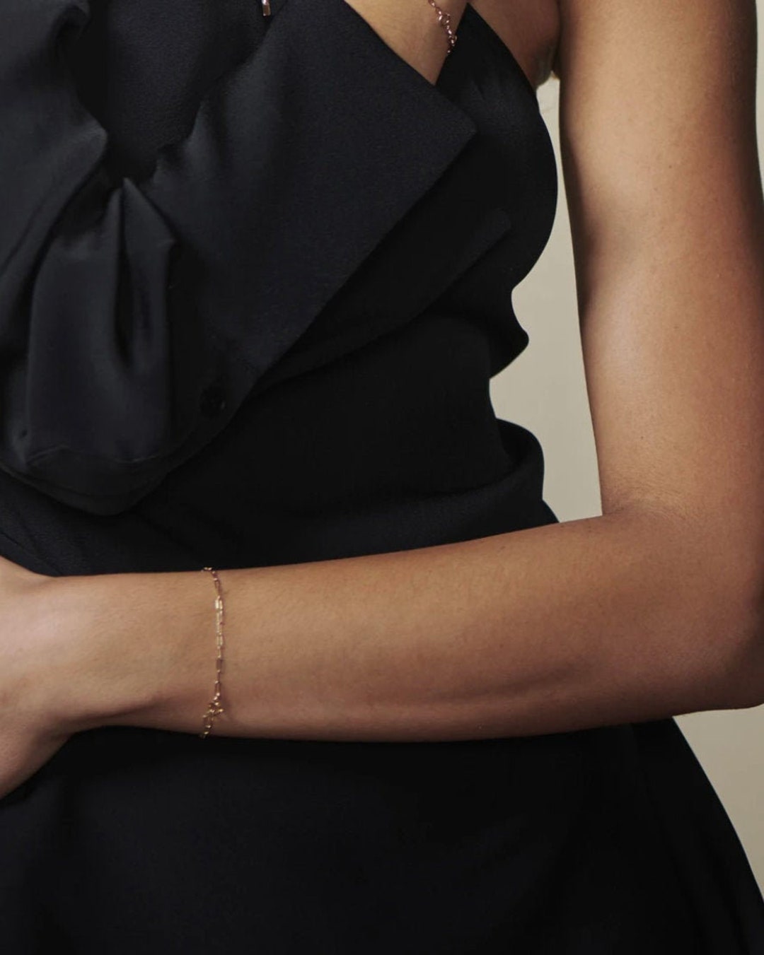 Dainty Box Chain Bracelet | Simple Everyday Bracelet | Paper Clip ...