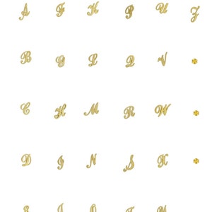 14K Gold Initial Necklace / Cursive Letter Necklace / Personalized ...