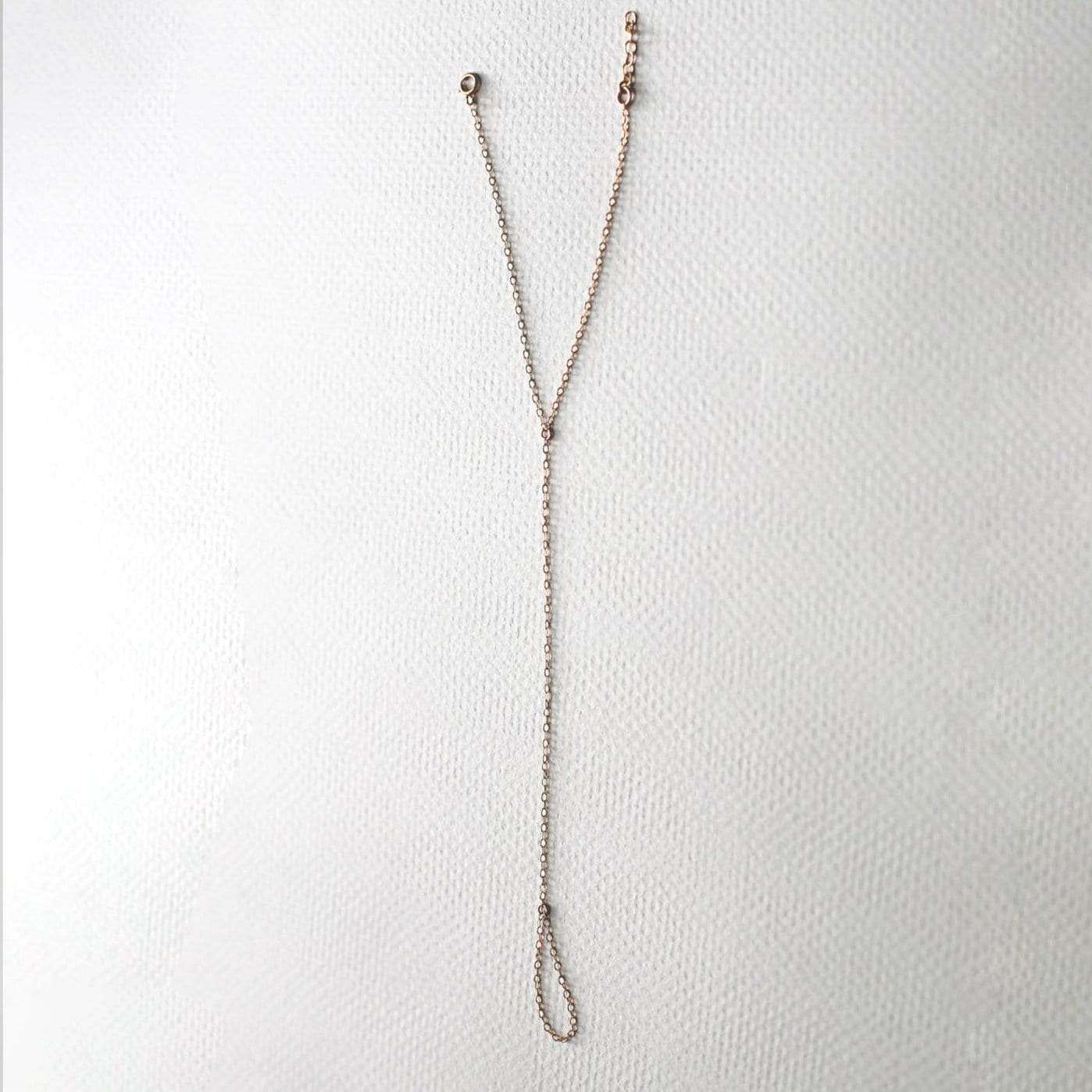 Simple Hand Chain Bracelets in 14K Gold Filled and Sterling | Etsy