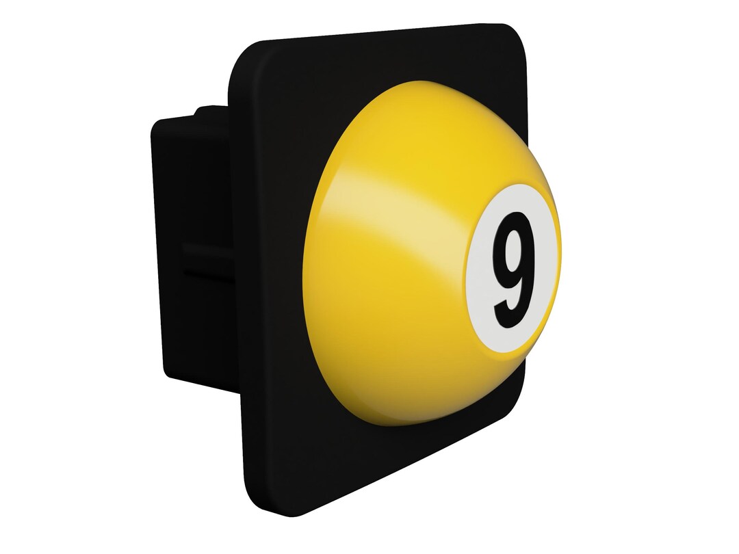 3D 9-ball Rubber Tow Hitch Plug for 2 Inch Receivers - Etsy