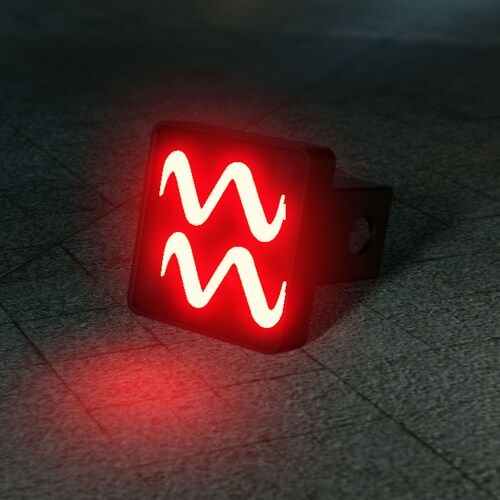 Power Button Symbol LED Hitch Cover and Brake Light - Etsy