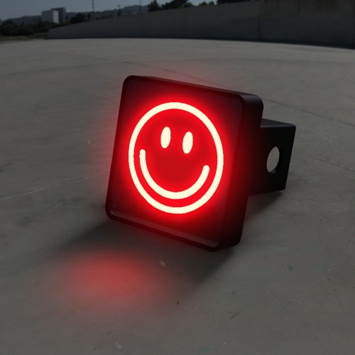 Custom Fancy Monogram LED Hitch Cover Brake Light - Etsy