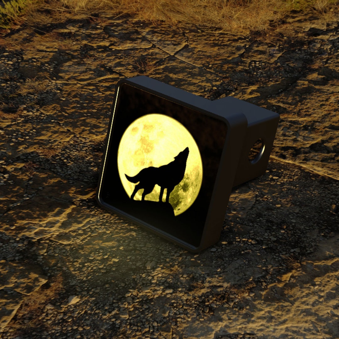 Wolf Moon Illuminated LED Hitch Cover Light - Etsy