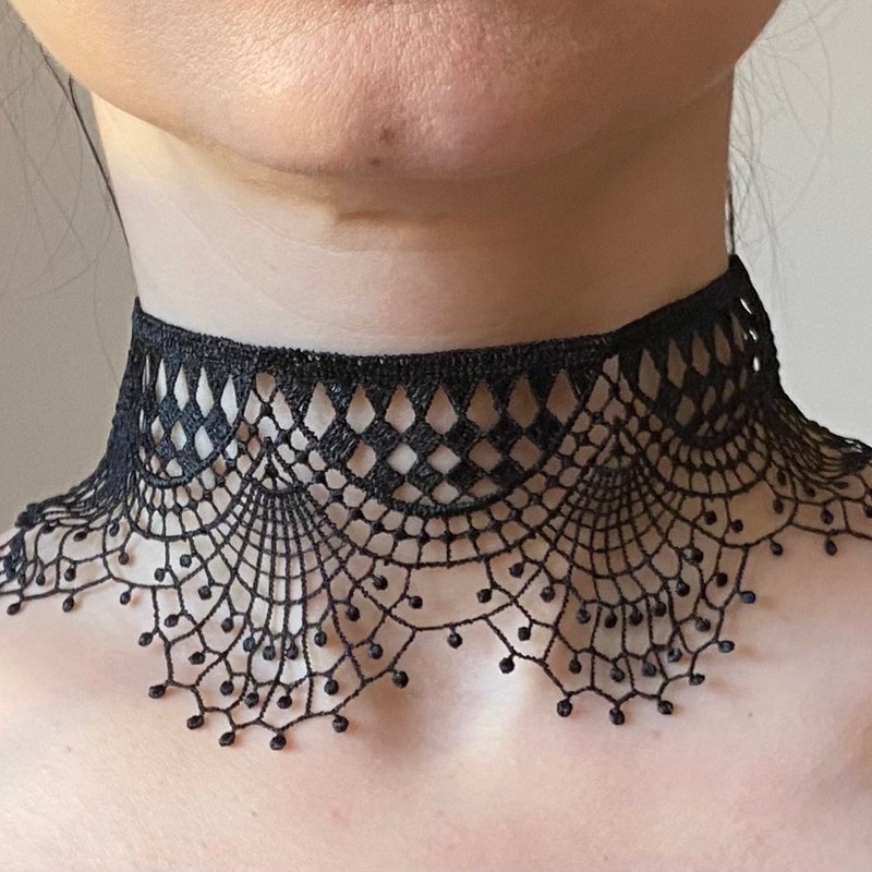 Lace Choker - Etsy