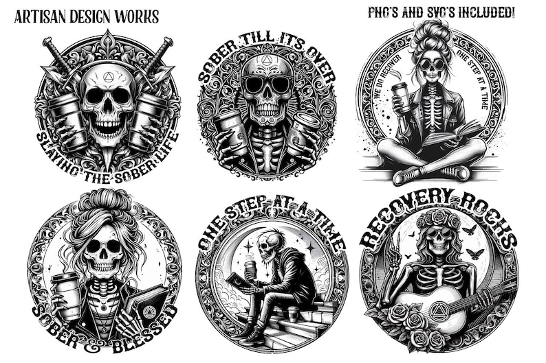 The Sober Life Sublimation Set| Recovery Sublimation| Recovery Shirt ...